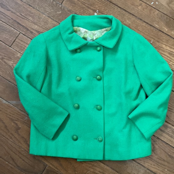 Jackets & Coats | Kelly Green Vintage Peacoat | Poshmark